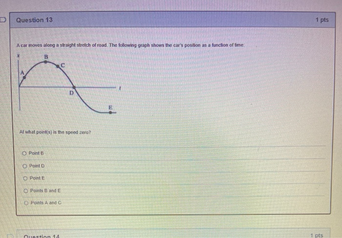 Solved Here is a motion diagram of a car moving along a | Chegg.com