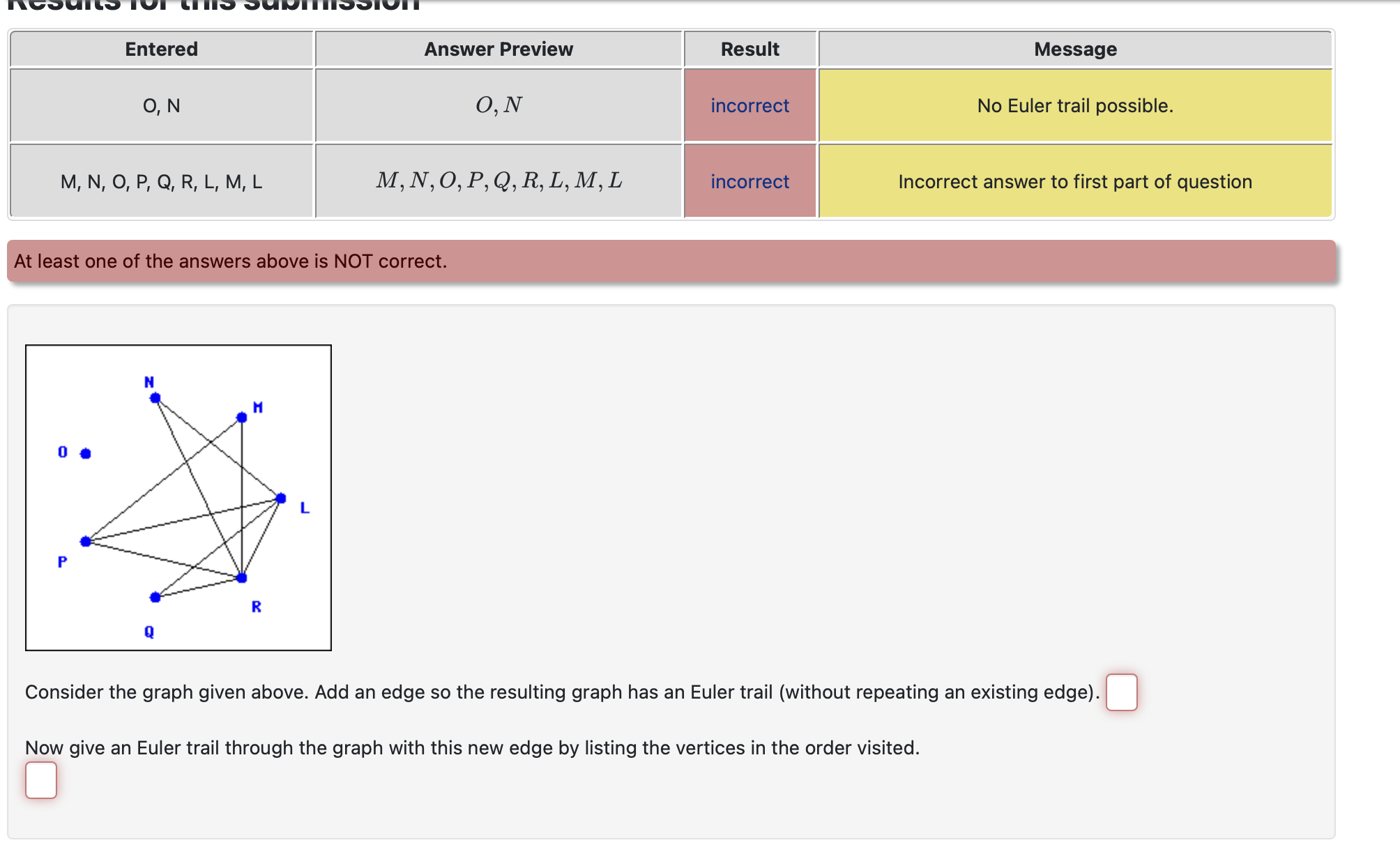 Solved Consider the graph given above. Add an ﻿edge so ﻿the | Chegg.com