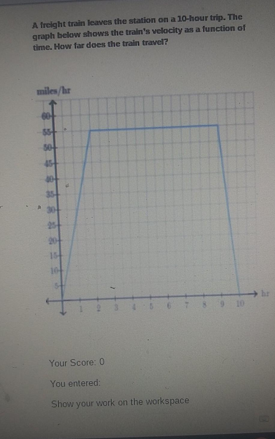 Solved A freight train leaves the station on a 10-hour trip. | Chegg.com