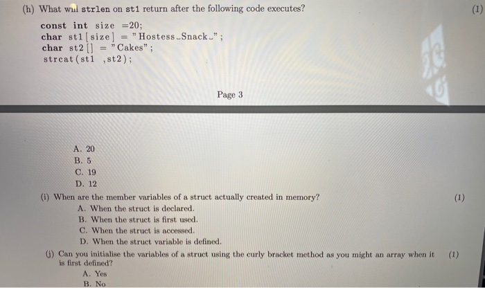Solved int all {5,6,7,8}; int *b = new int [5]; int *c = b; | Chegg.com