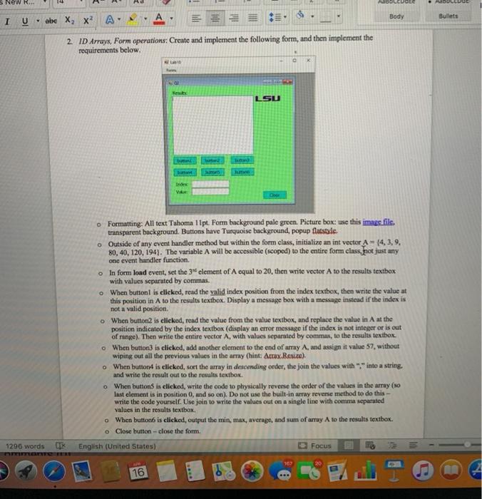 Solved 5 New R AOC Wote I U Bullets A Body • abc X, X? 2. ID | Chegg.com