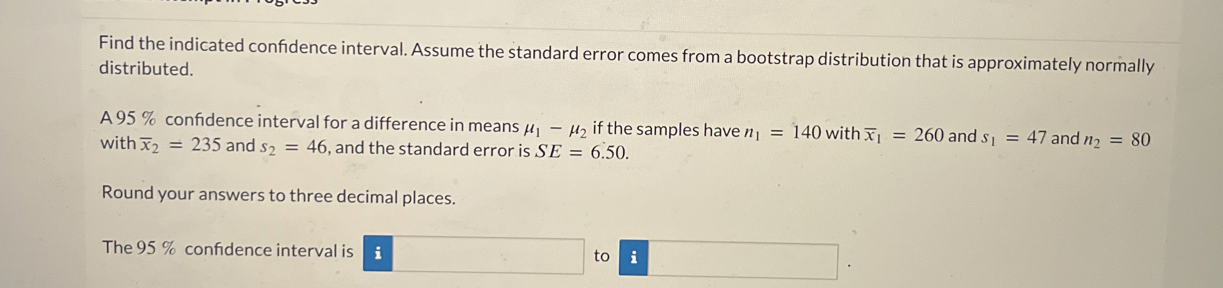 Solved by an EXPERT Find the indicated confidence interval. Assume the | Chegg.com