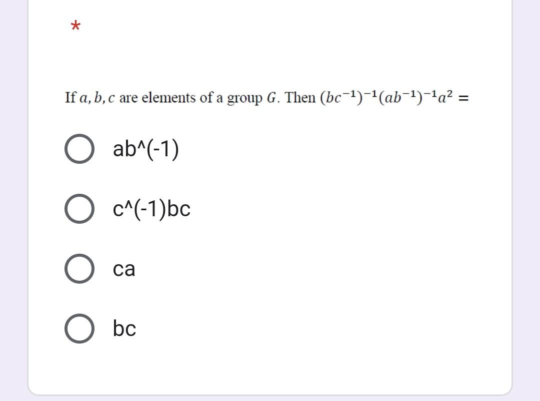 Solved If a,b,c are elements of a group G. Then | Chegg.com