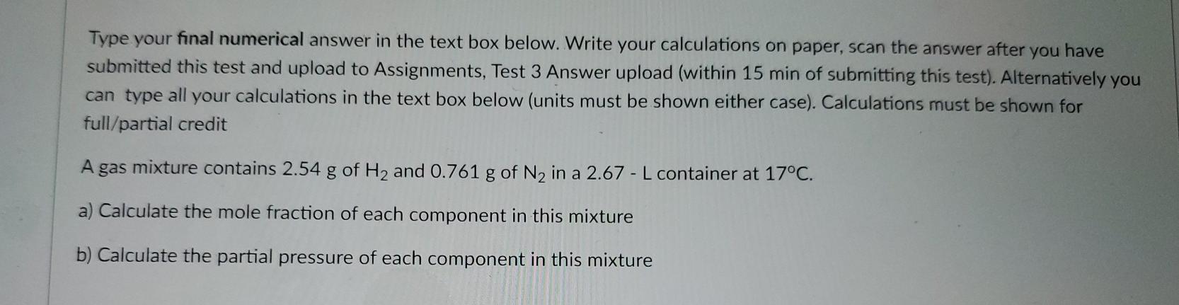 Solved Type your final numerical answer in the text box | Chegg.com