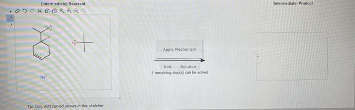 Solved (interme diate) Reactant (Intermediate) Product 1 | Chegg.com