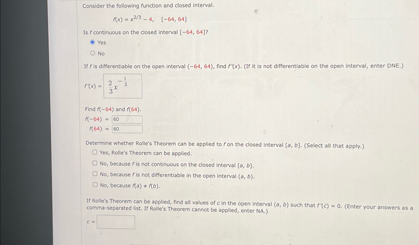 Solved Consider the following function and closed | Chegg.com