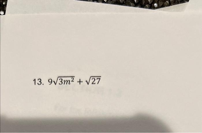 Solved 93m2+27 | Chegg.com