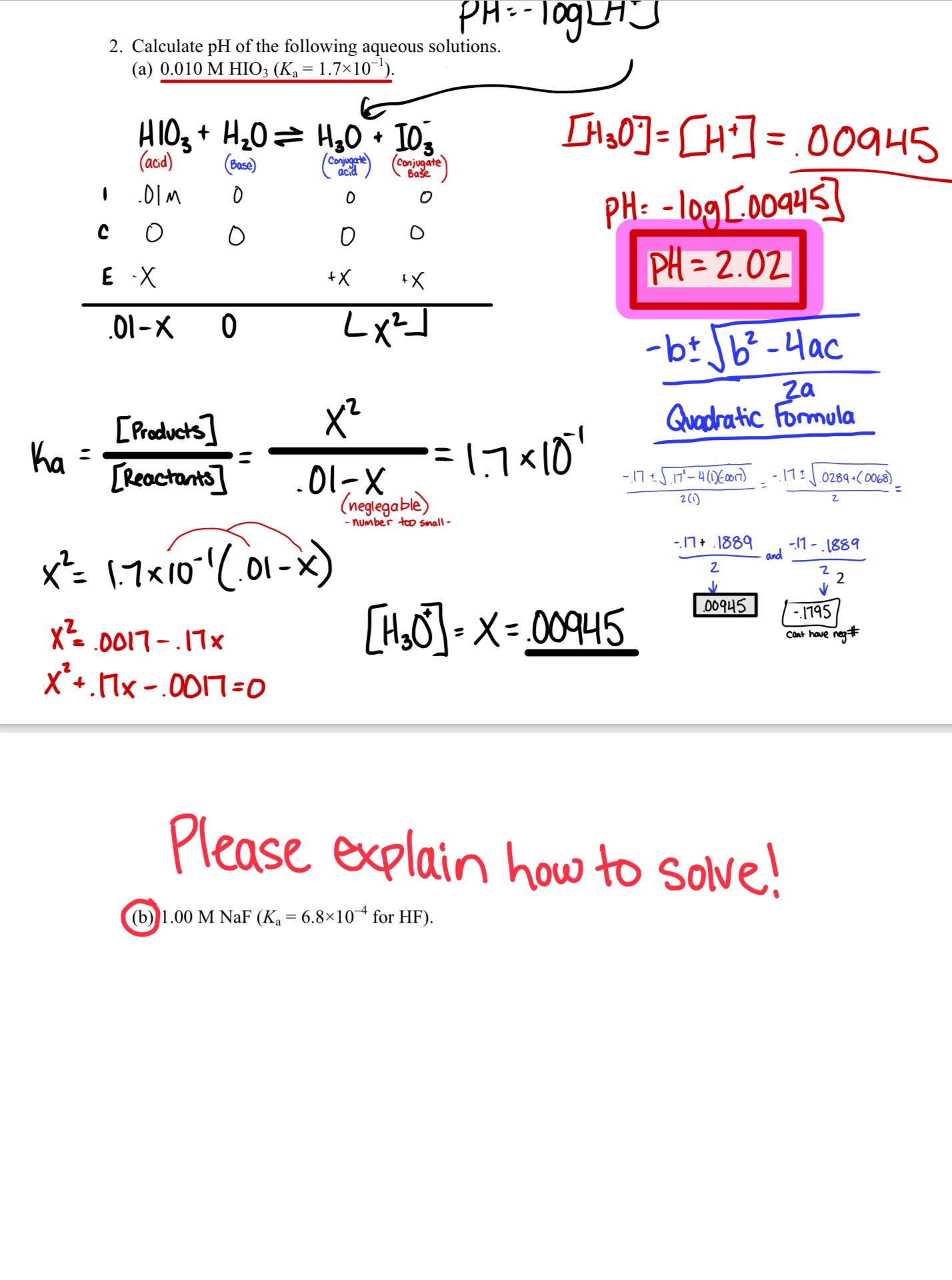 Solved Please explain how to solve!(b) ﻿ for HF). | Chegg.com