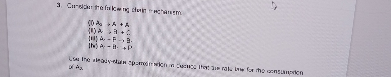 Solved Consider the following chain | Chegg.com