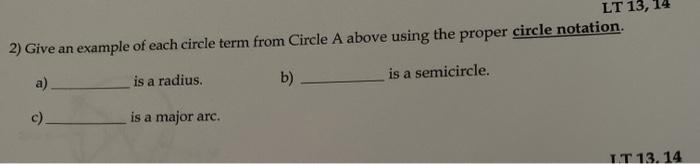 Solved LT 13, 14 2) Give an example of each circle term from | Chegg.com