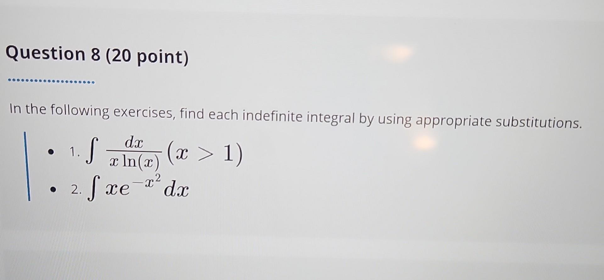 Solved In the following exercises, find each indefinite | Chegg.com