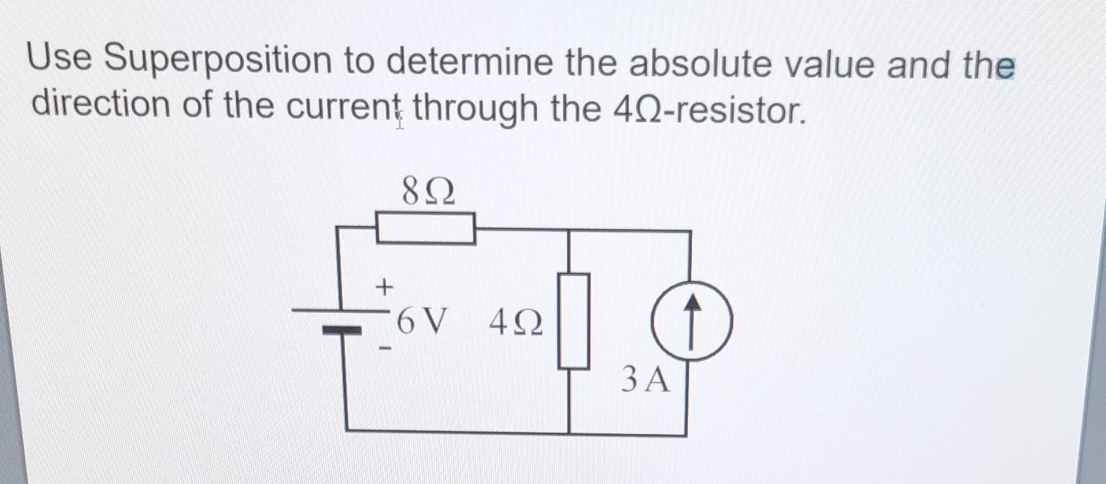 Solved Use Superposition to determine the absolute value and | Chegg.com
