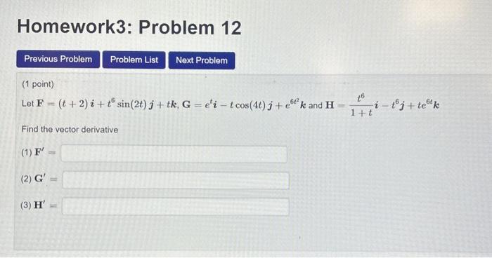 Solved (1 point) Let | Chegg.com