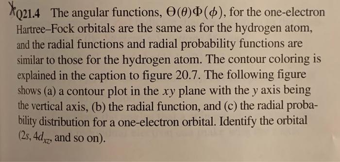Solved (a) (b) (c)XQ21.4 The angular functions, Θ(θ)Φ(ϕ), | Chegg.com