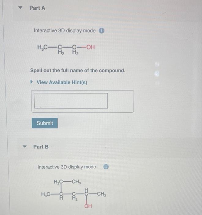 Solved Interactive 3D display mode Spell out the full name | Chegg.com
