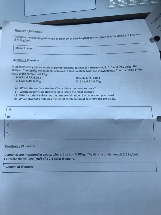 Solved Question Apu Question 3 (0.5 marks) Calculate the | Chegg.com