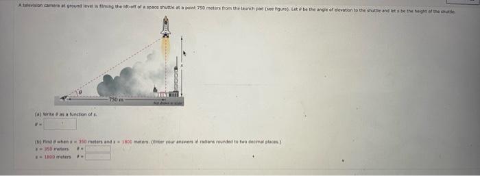 Solved e =750 meters a=1 | Chegg.com