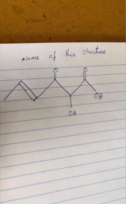 Solved Name of this structure | Chegg.com