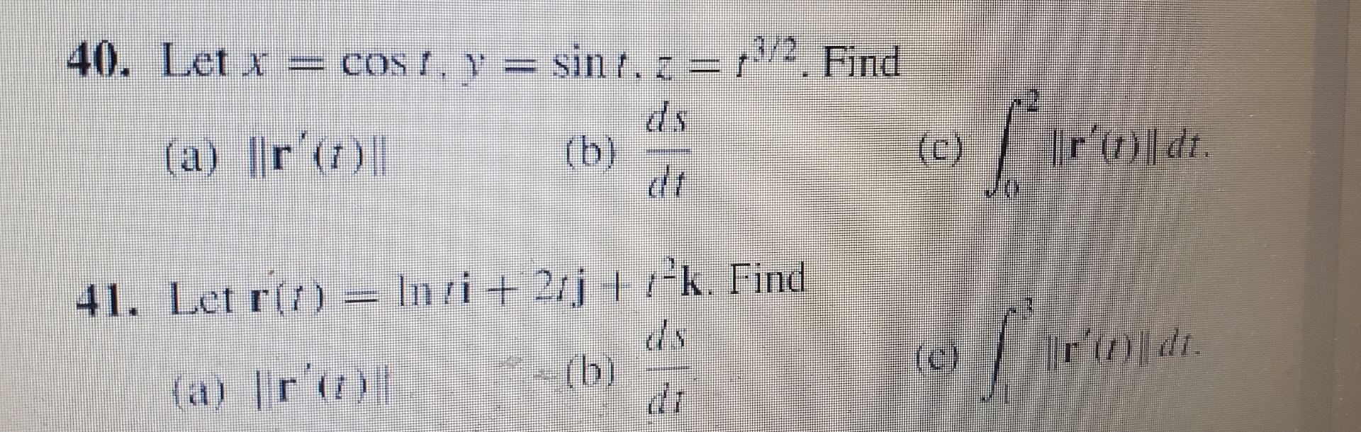 Solved Let x=cost,y=sint,z=t32. | Chegg.com