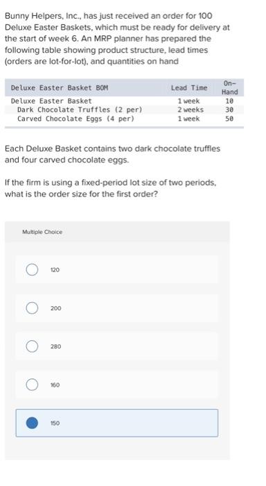 Solved In MRP, the gross requirements of a given component | Chegg.com