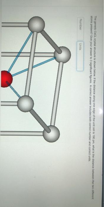 Solved The generic CSCL crystal structure is shown below. It | Chegg.com