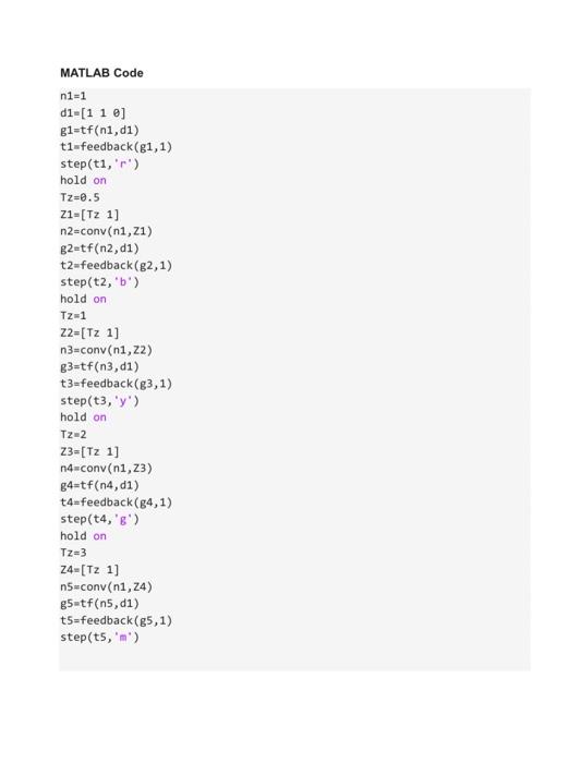 Solved Exercise 1. Consider a closed loop system having | Chegg.com