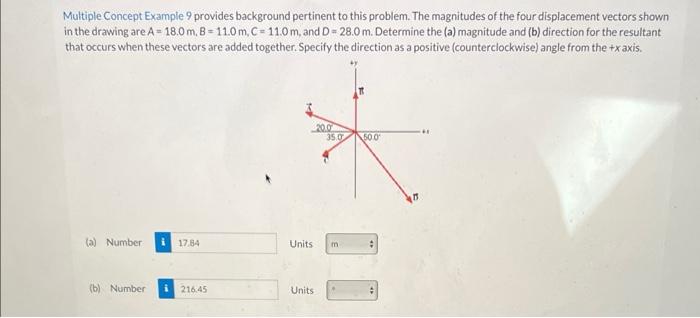 Solved Multiple Concept Example 9 provides background | Chegg.com