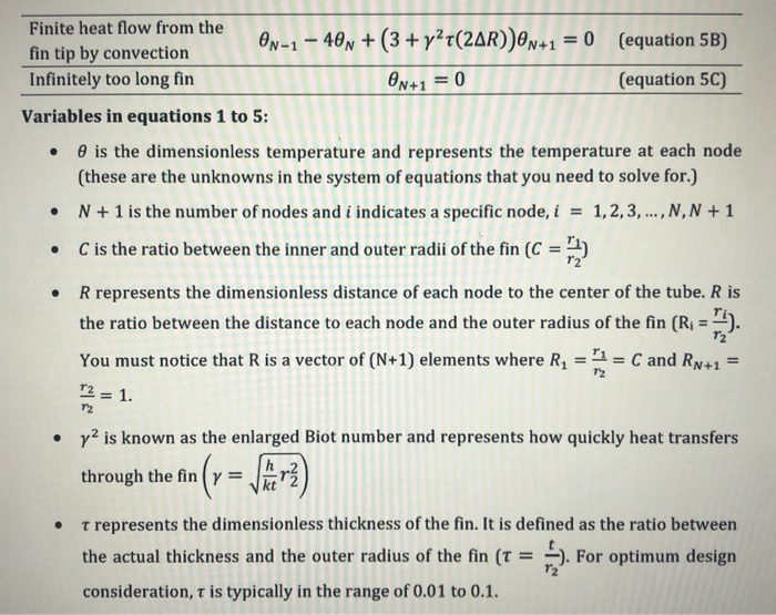 Numerical Analysis of Annular Radial Fins of Uniform | Chegg.com