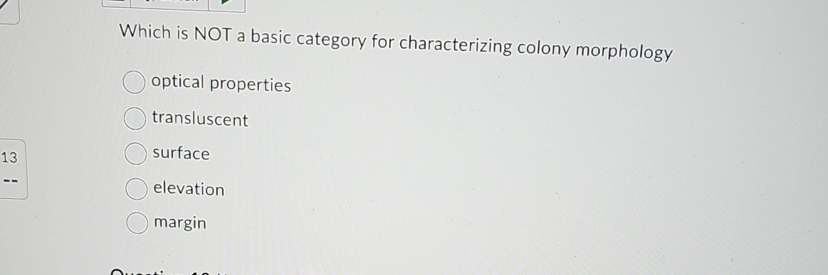 Solved Which is NOT a basic category for characterizing | Chegg.com