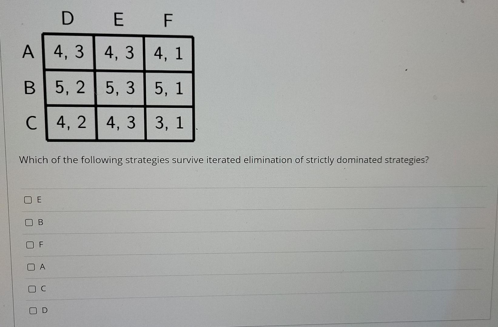 Solved D E F F A4, 3 4, 3 4, 1 B5, 2 5, 25, 3 5, 1 1 C4,2 | Chegg.com