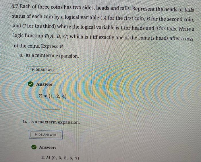 Solved 1.34 Work Problem 4.7 for the following logic | Chegg.com