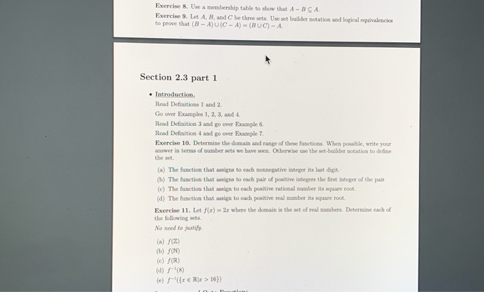 Solved Exercise 8. Use a membership table to show that | Chegg.com