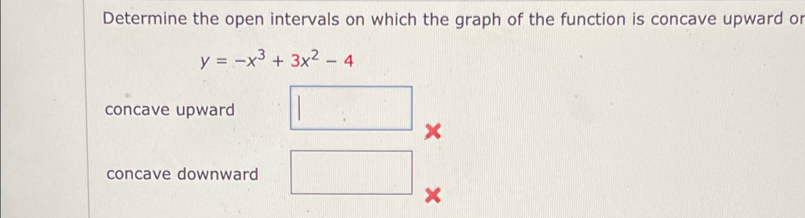 Solved Determine the open intervals on which the graph of | Chegg.com