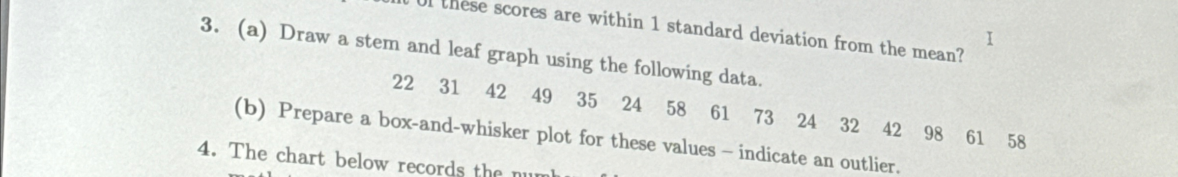 Solved within 1 ﻿standard deviation from the mean?using the | Chegg.com