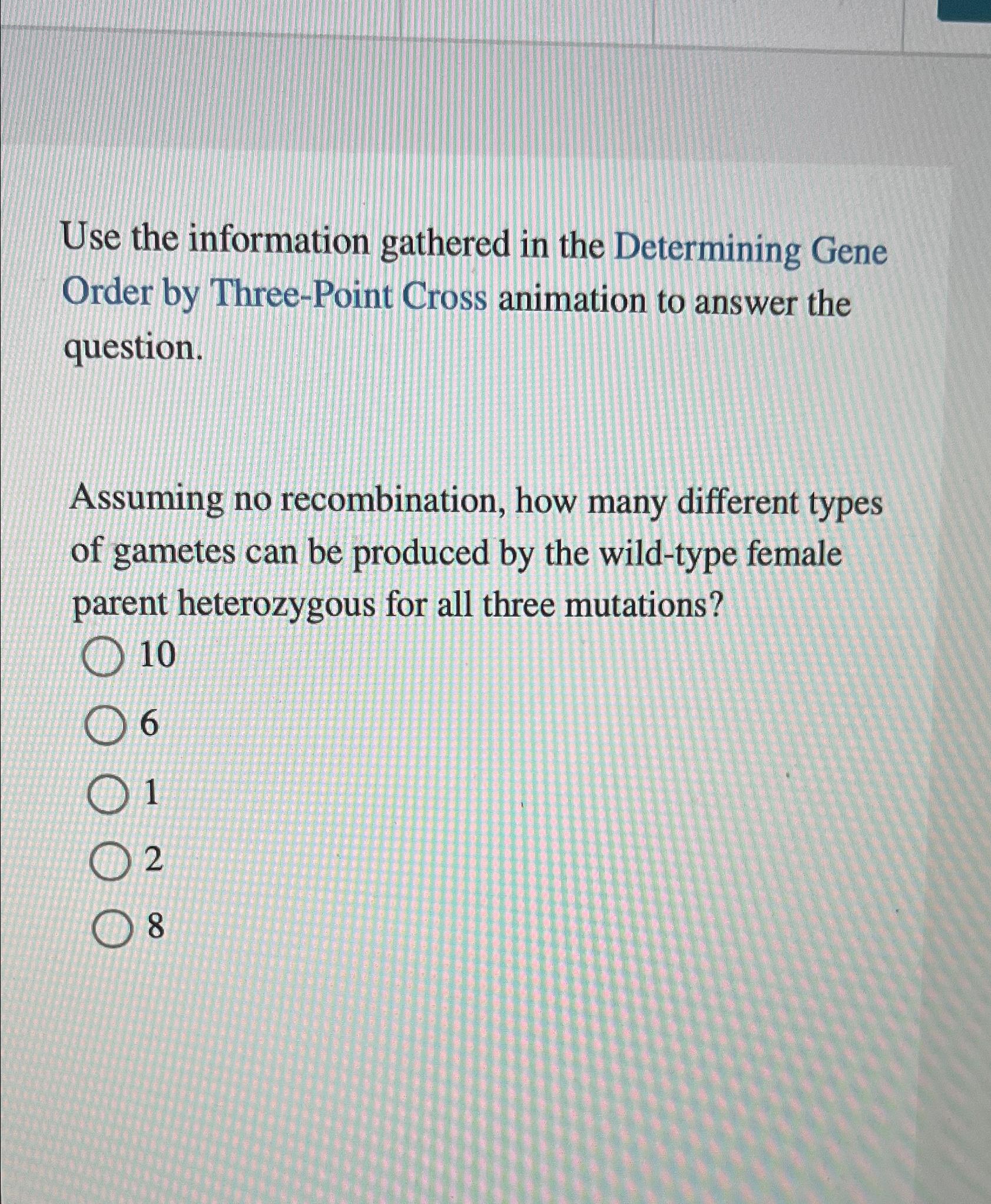 Solved Use the information gathered in the Determining Gene | Chegg.com