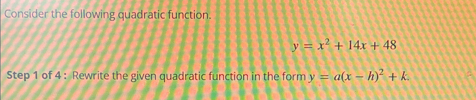 Solved Consider the following quadratic | Chegg.com