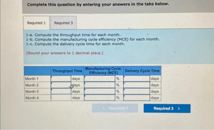 Solved Problem 10-19 (Algo) Internal Business Process | Chegg.com