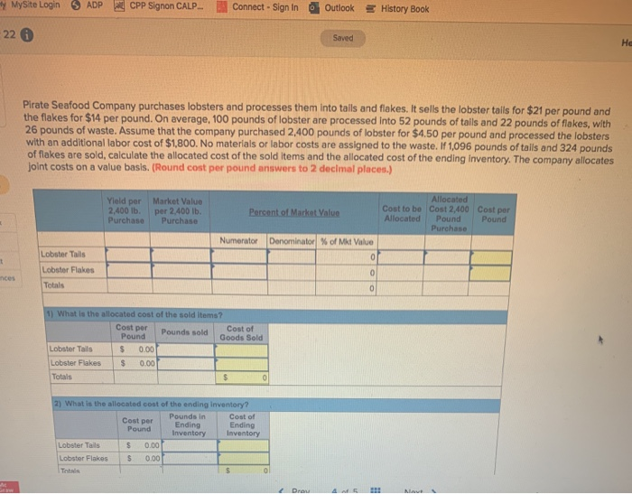 Solved MySite Login ADP CPP Signon CALP... Connect - Sign In | Chegg.com