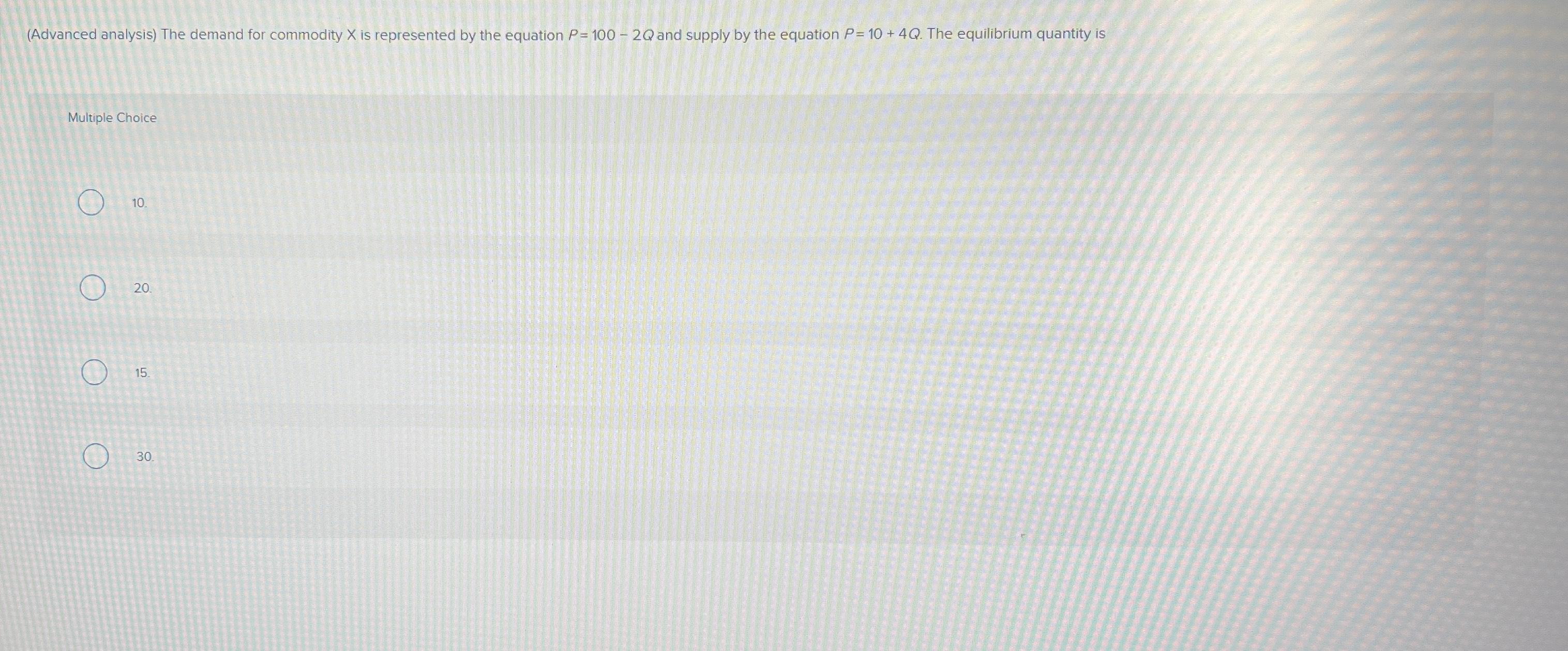 Solved (Advanced analysis) ﻿The demand for commodity x ﻿is | Chegg.com