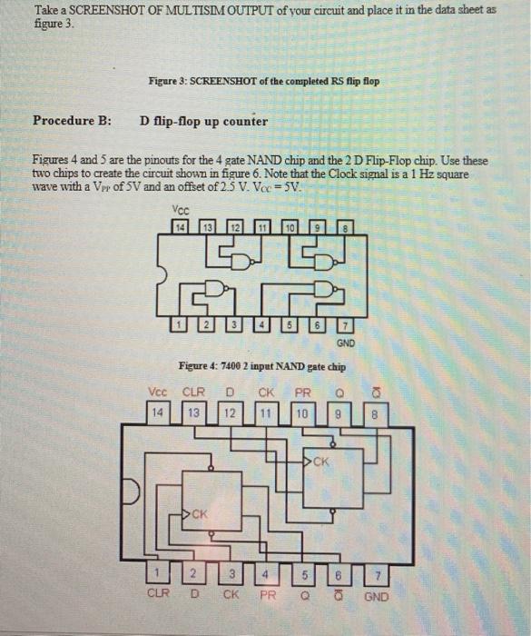 Solved Using a NOR chip (7402)shown in figure 1, create a RS | Chegg.com