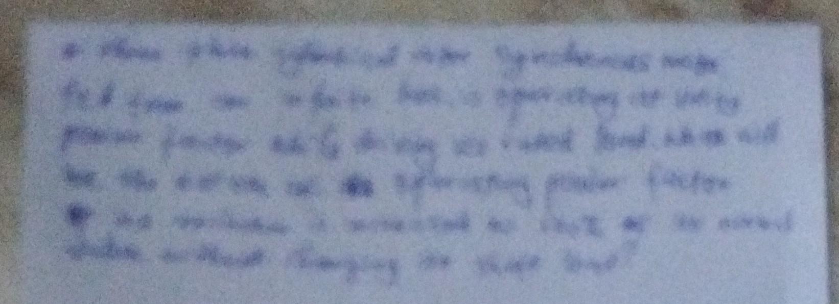 Solved A three -phase cylindrical rotor synetronous motor. | Chegg.com