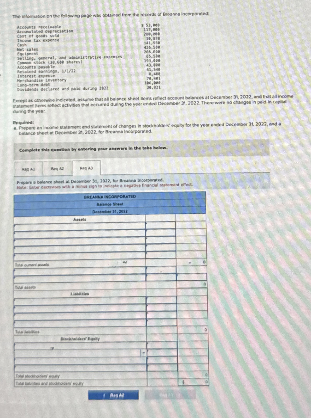 Solved The information on the following page was obtained | Chegg.com