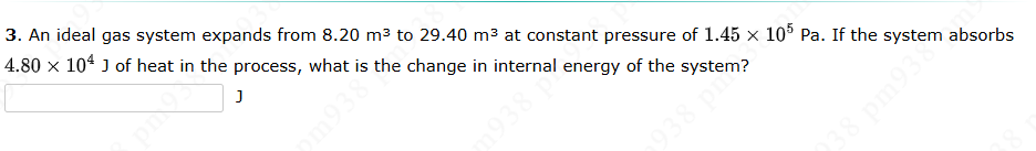 Solved An ﻿ideal gas system expands from | Chegg.com