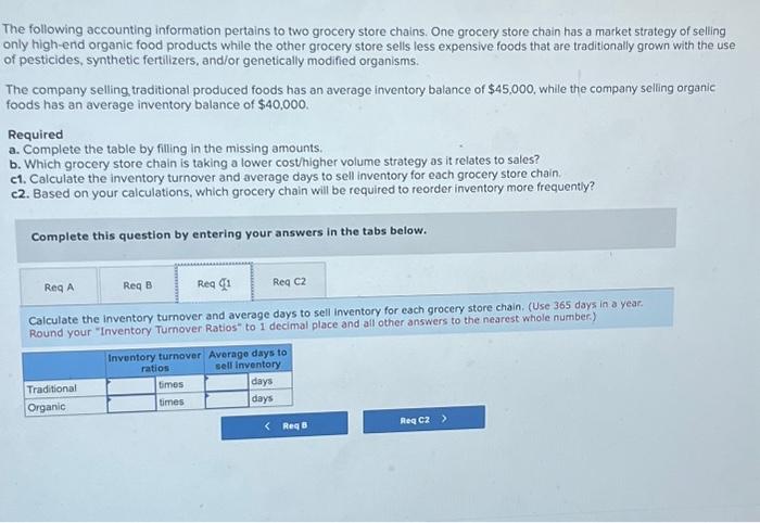 Solved The following accounting information pertains to two | Chegg.com