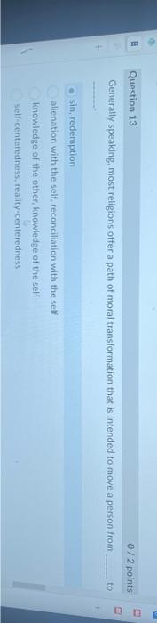 In the academic study of religion, religious rituals | Chegg.com