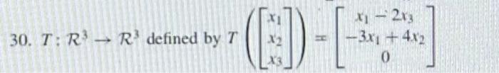 Solved In Exercises 25-34, linear transformations are given. | Chegg.com