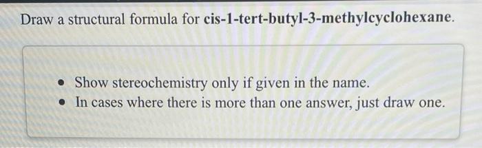 Solved Draw a structural formula for | Chegg.com