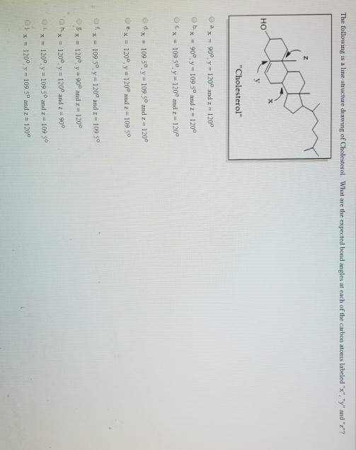 Solved The following is a line structure drawing of | Chegg.com