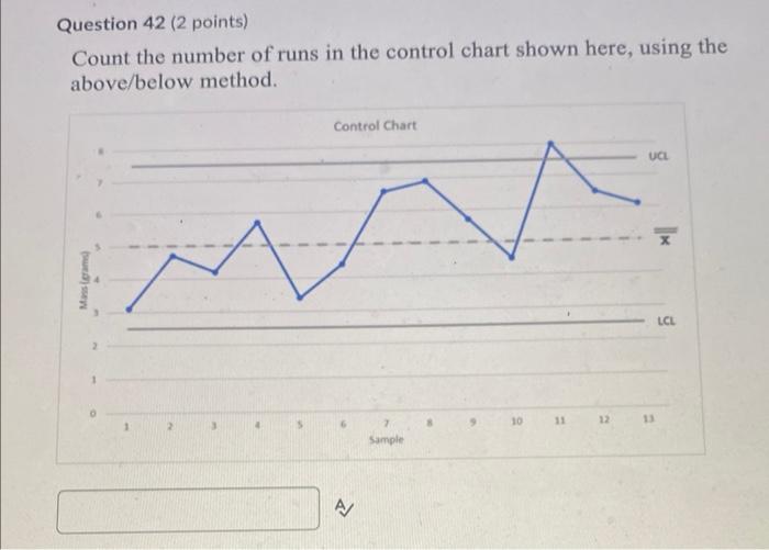 Solved Question 42 ( 2 points) Count the number of runs in | Chegg.com