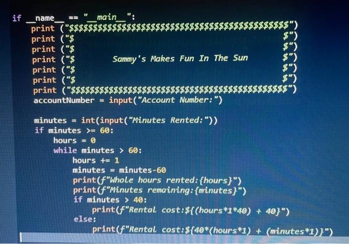 Solved Modify the Sammy's Application inserting some data | Chegg.com